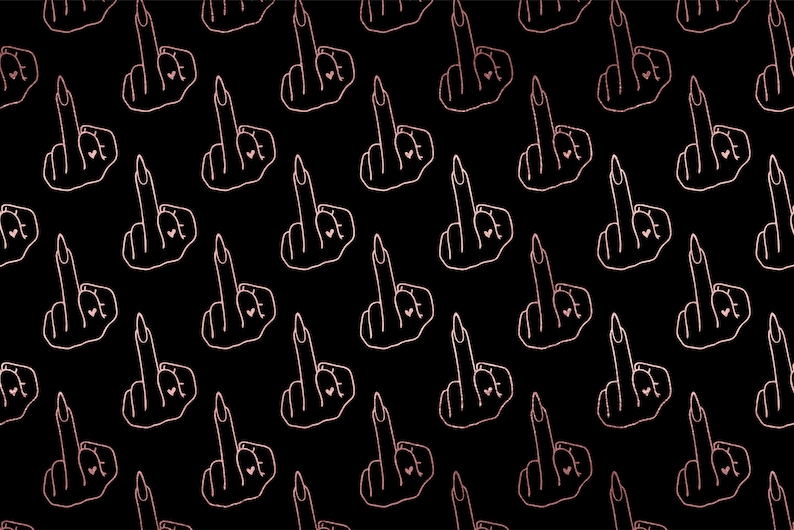 Middle Finger Wrapping Paper Feminist Pro-choice Wrapping - Etsy