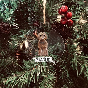 Cockapoo Christmas Ornament Christmas Tree Gifts First Personalized ...