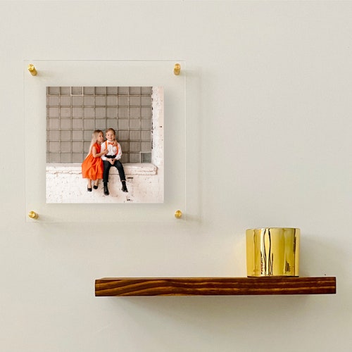 Acrylic Floating Picture Frame House Warming Gift Baby - Etsy