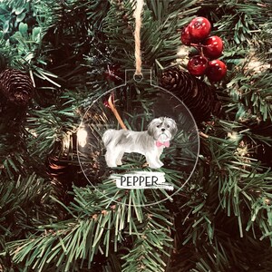 Shih Tzu Christmas Ornament Christmas Tree Gifts - Etsy