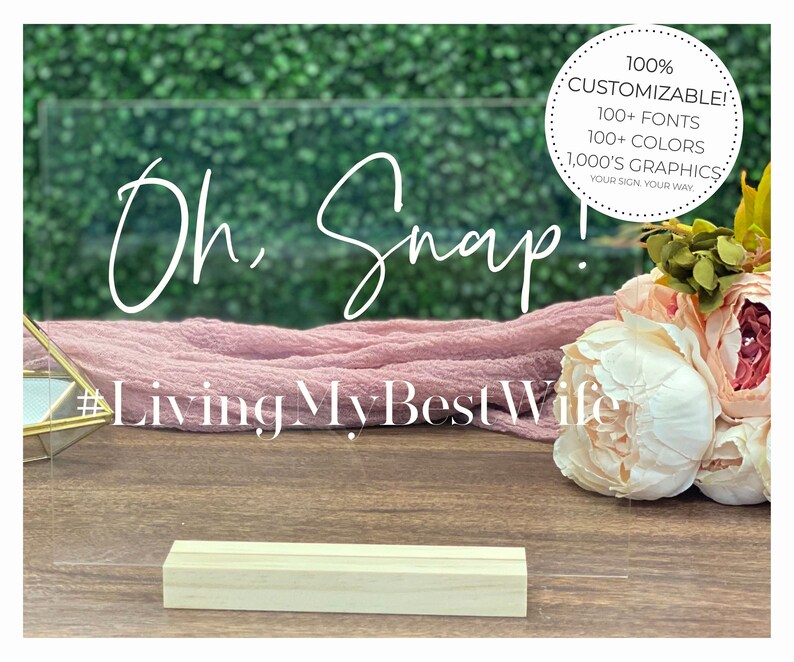 Personalized Hashtag Sign Custom Wedding Hashtag Sign Share | Etsy