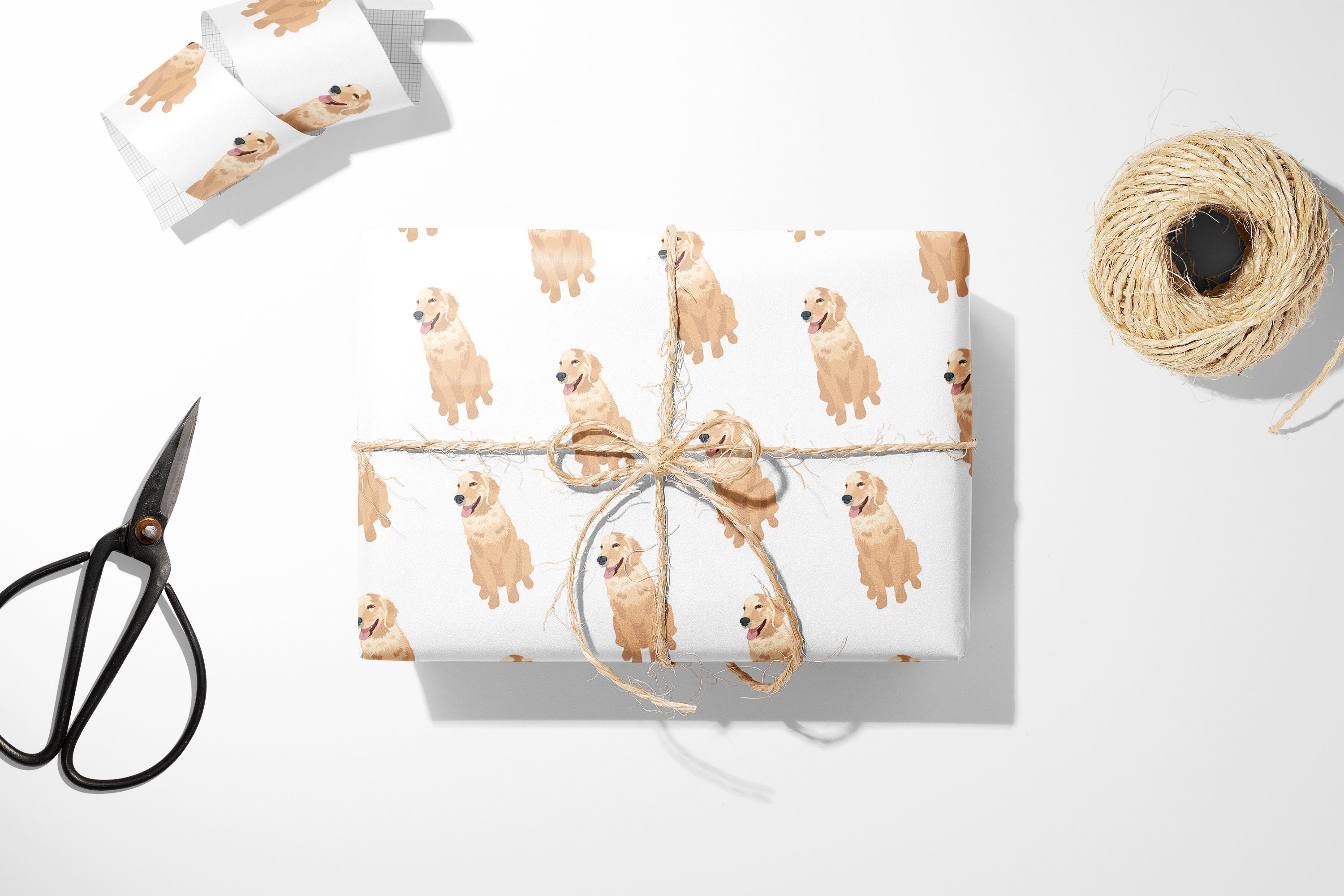 Labrador Golden Retriever Gift Wrap Wrapping Paper Unique - Etsy