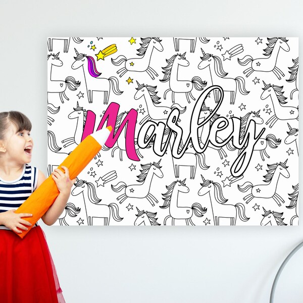 Custom Giant Coloring Poster - Etsy