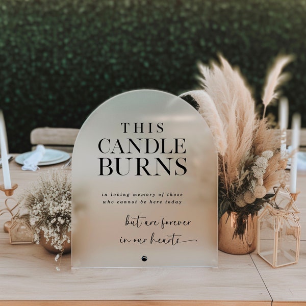 Memory Table Wedding Sign - Etsy