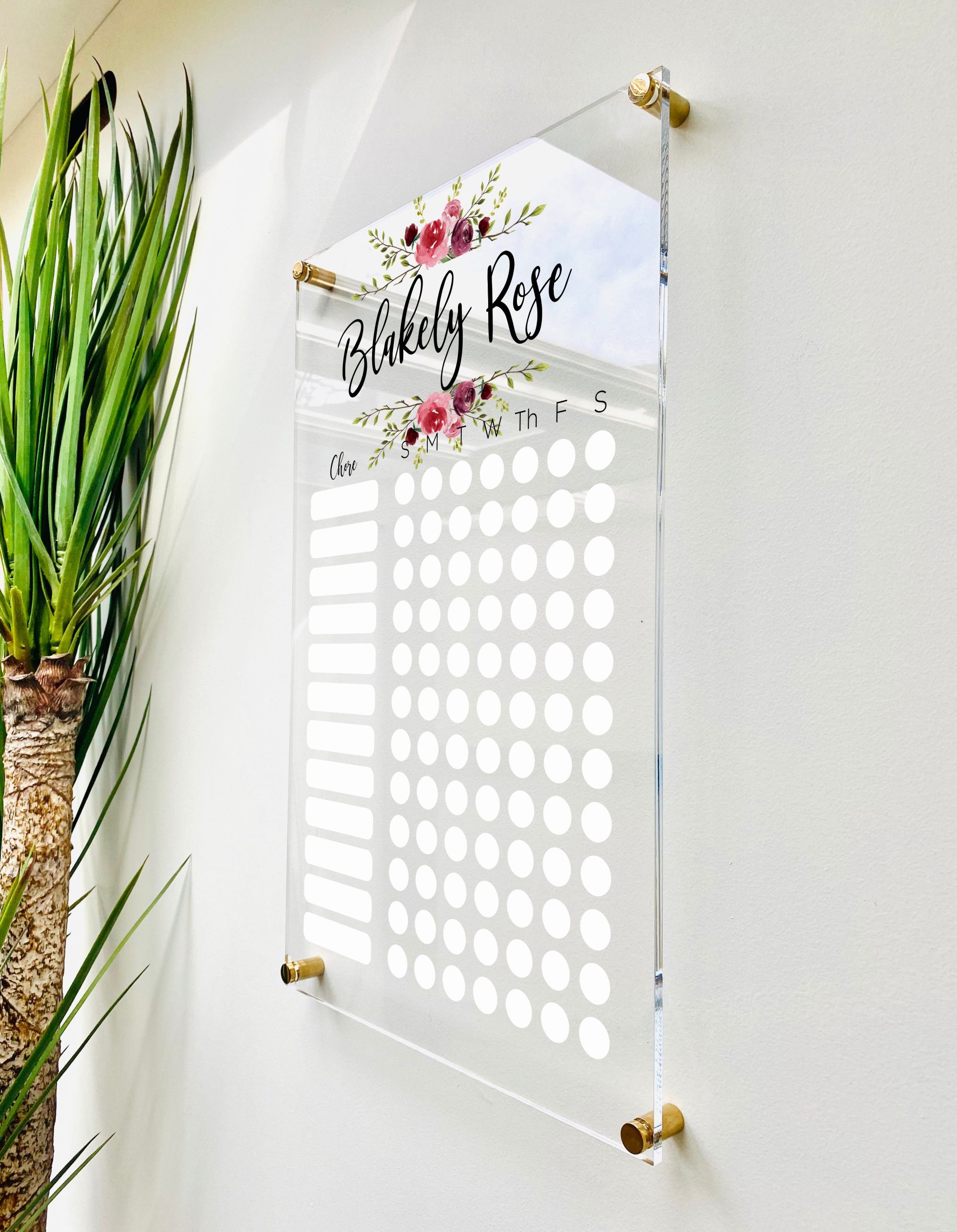 Personalized Chore Chart for Kids Custom Chore Chart | Etsy