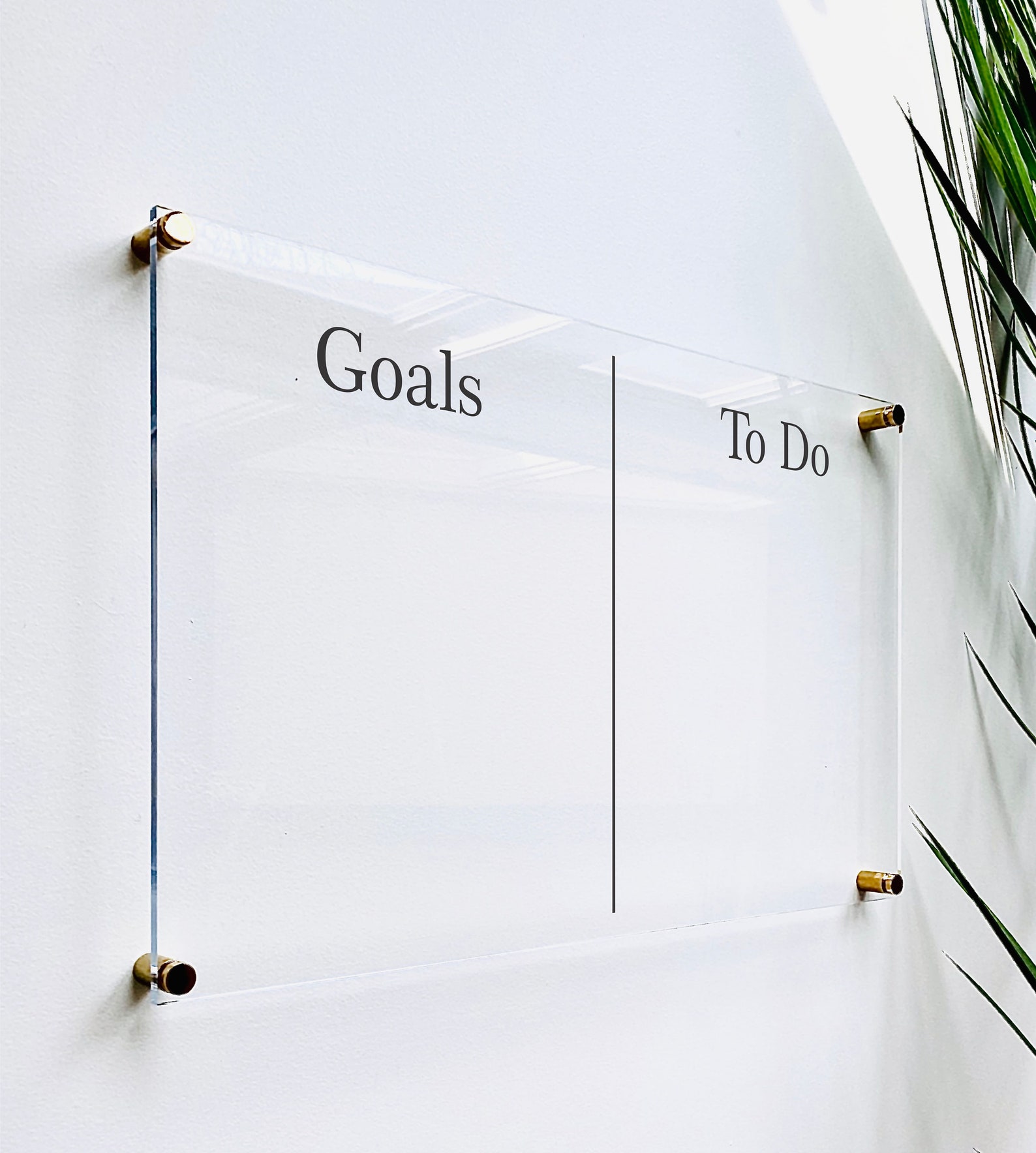 Acrylic Goals & To Do List Board For Wall family command | Etsy