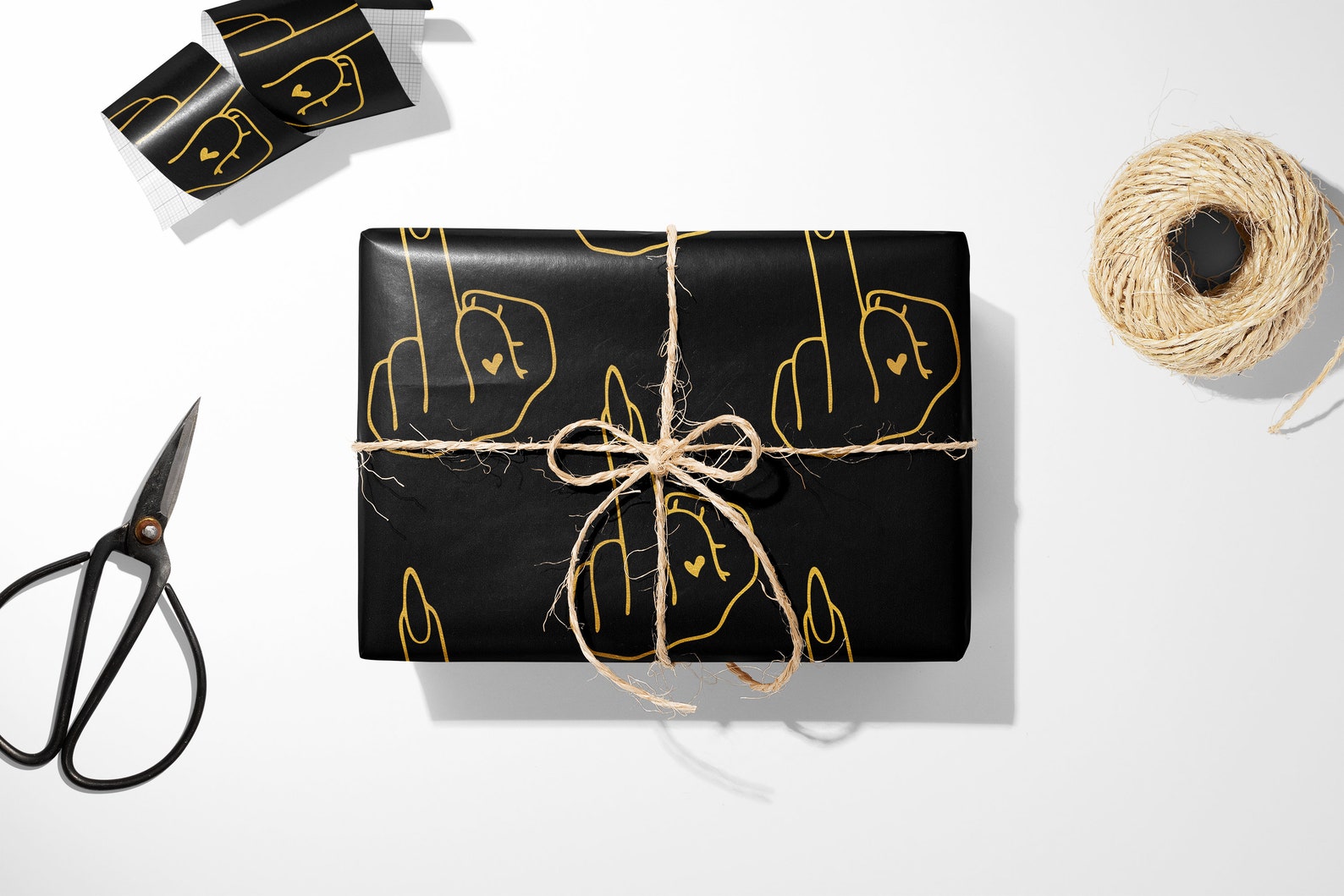 Middle Finger Wrapping Paper Feminist Pro-choice Wrapping - Etsy