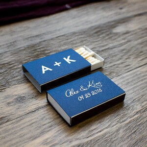 Personalized Wedding Matches Wedding Matches Custom Matchbox Wedding ...