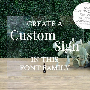Custom Acrylic Table Sign Wedding Sign Hashtag Photo Booth Photo Guest ...