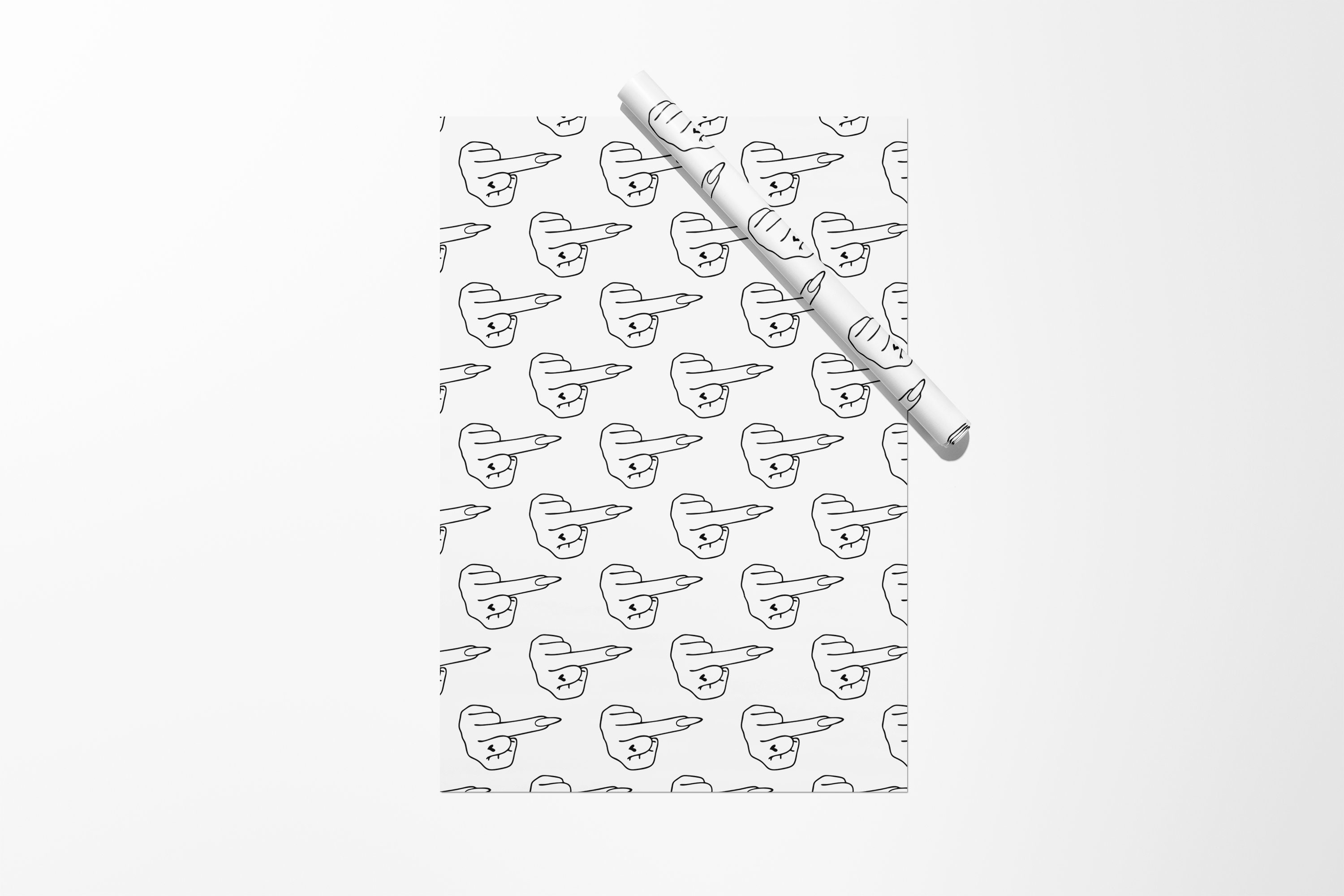 Middle Finger Wrapping Paper Feminist Pro-choice Wrapping - Etsy