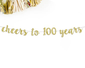 100th birthday | Etsy