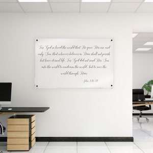Custom Acrylic Bible Verse Display for Wall Ll Bible Verse Sign ...