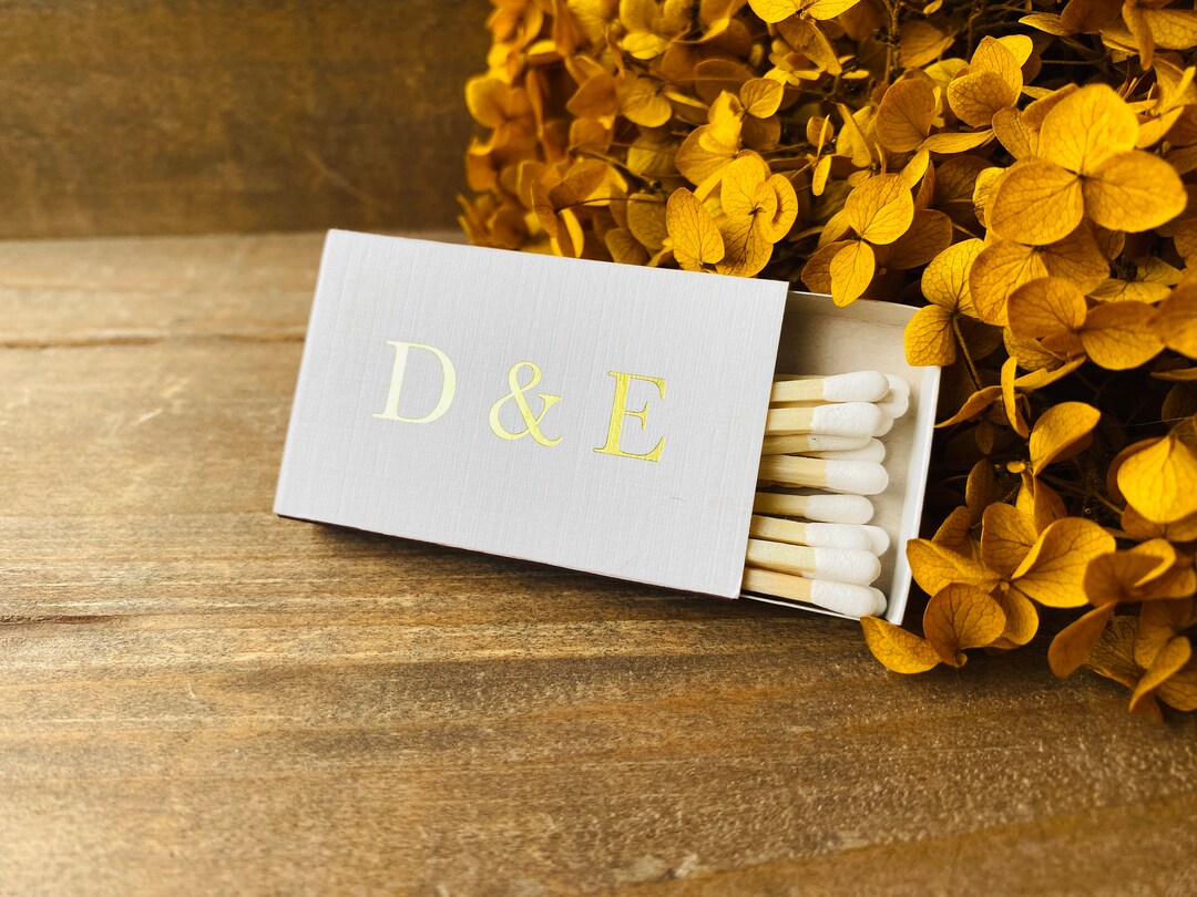 Personalized Matches Wedding Matches Custom Matchbox, Wedding Favors ...