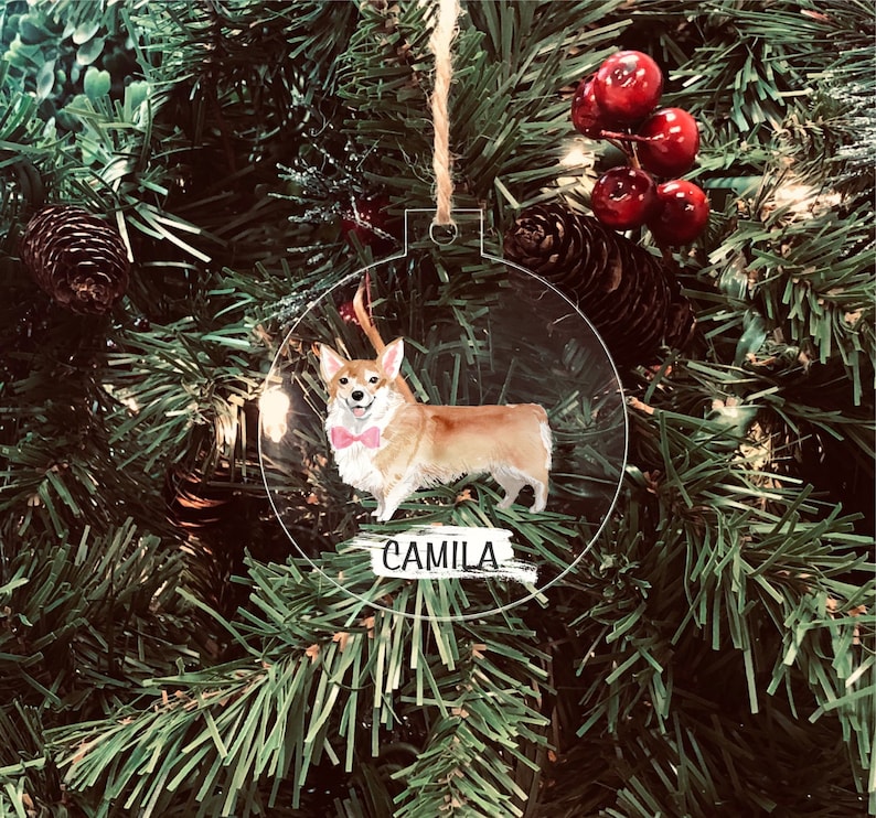 Corgi Christmas Ornament | Corgi Lover Gift Christmas Tree Gifts ...