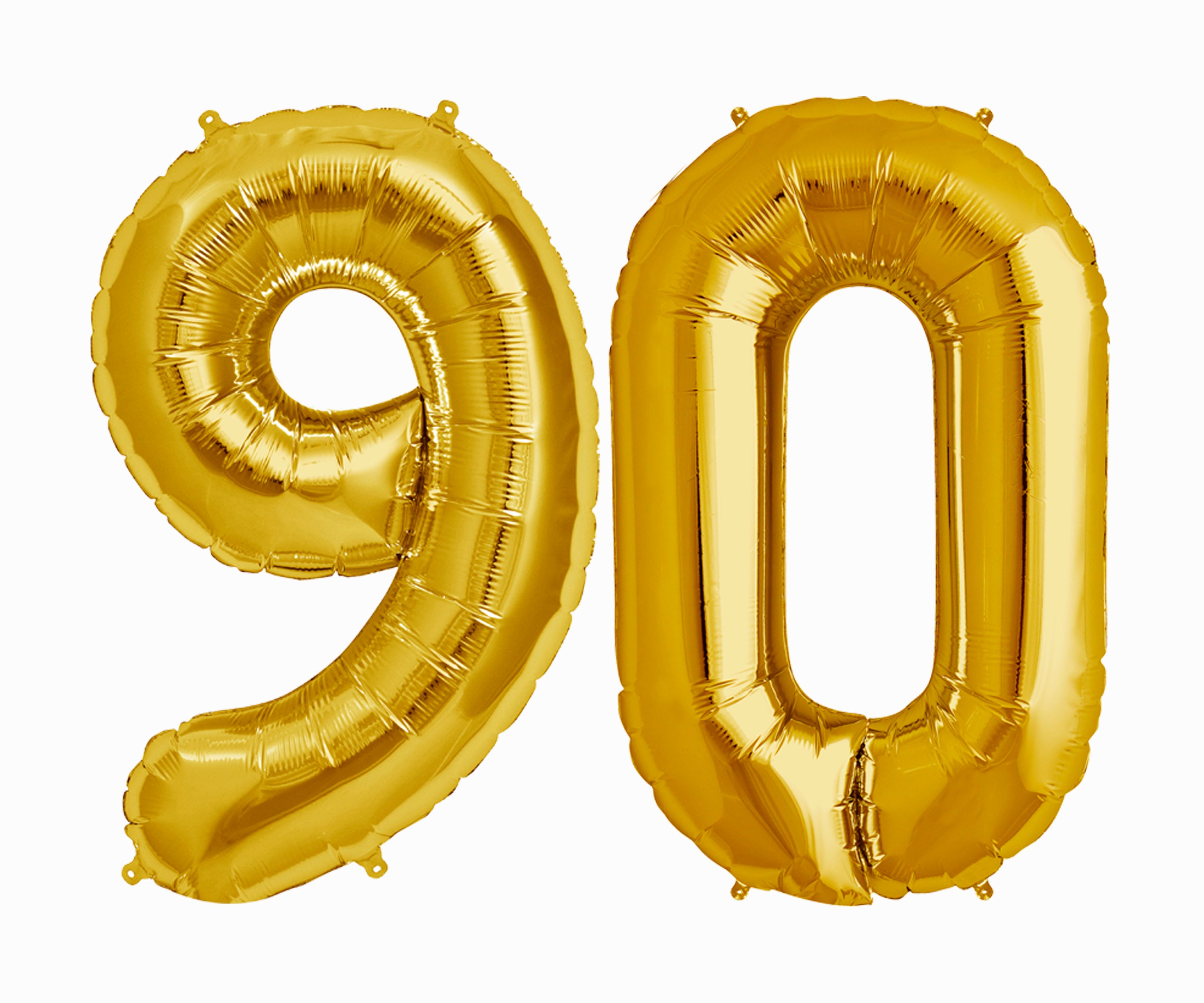 90 Balloons 90th birthday party decorations jumbo letter | Etsy