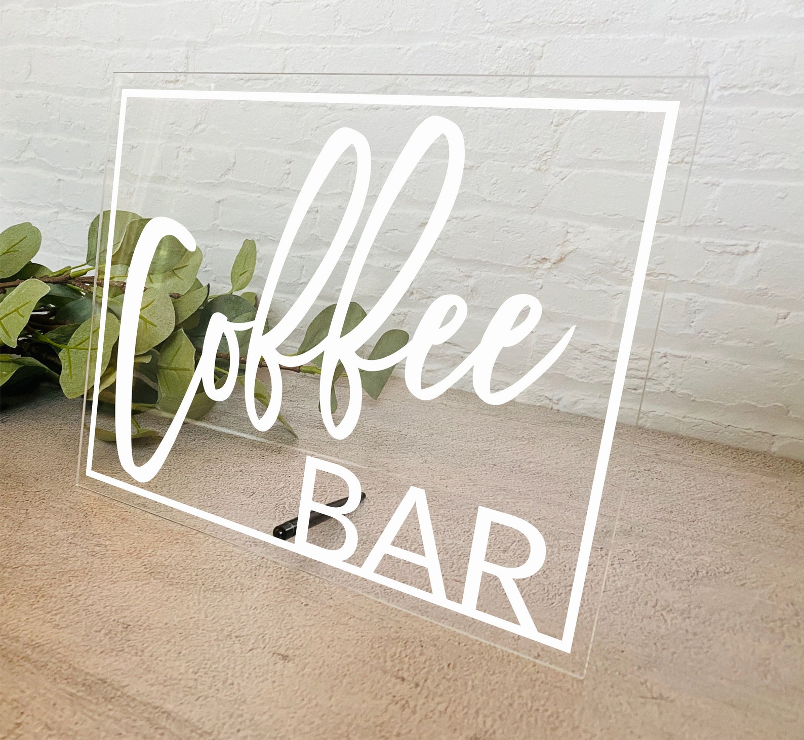 Coffee Bar Table Sign Coffee Station Wedding Bridal Shower | Etsy