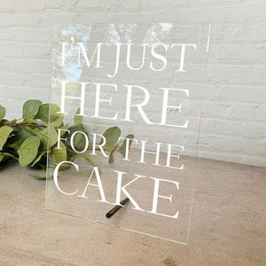 Cake Table Sign Acrylic Wedding Sign Bridal Shower Brunch - Etsy