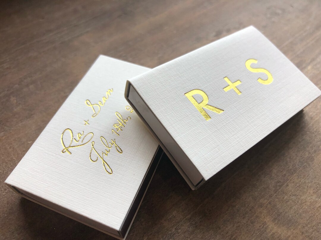 Personalized Wedding Matches Wedding Matches Custom Matchbox Wedding ...