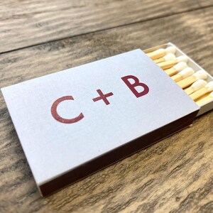 Personalized Wedding Matches || Wedding Matches Custom Matchbox Wedding ...