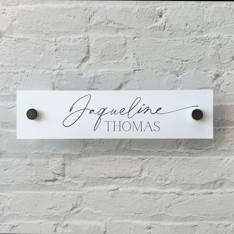 Office Name Plate Wall Mount - Etsy