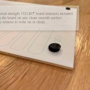 Acrylic Family Menu Board, Sticks to Any Clean, Smooth Surface! | Dry ...