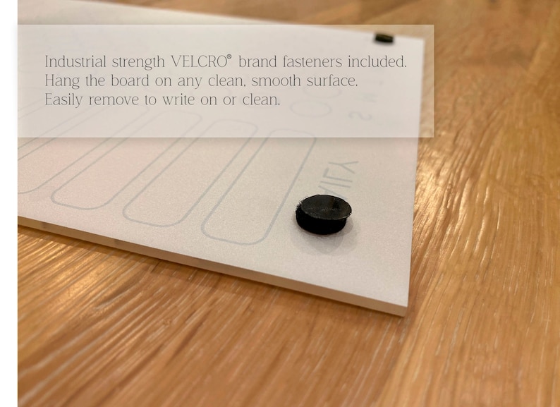 Acrylic Family Menu Board, Sticks to Any Clean, Smooth Surface! | Dry ...