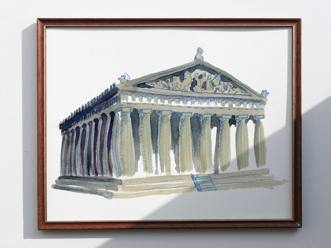 The Parthenon Nashville Print // Nashville Tennessee // Fine Art Giclee ...