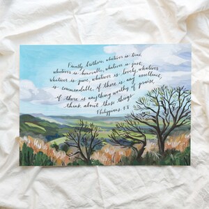 Custom Bible Verse Print Personalized Scripture Wall Art - Etsy