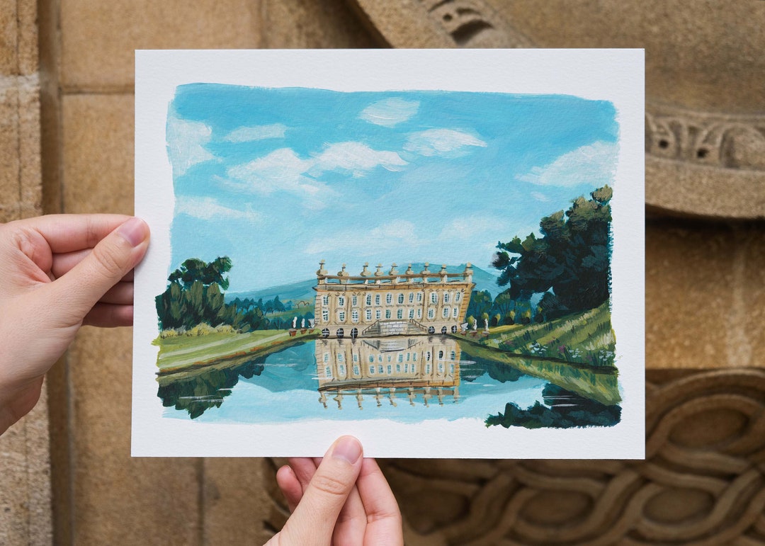 Pemberley Fine Art Print / Pride and Prejudice / British Wall Art ...