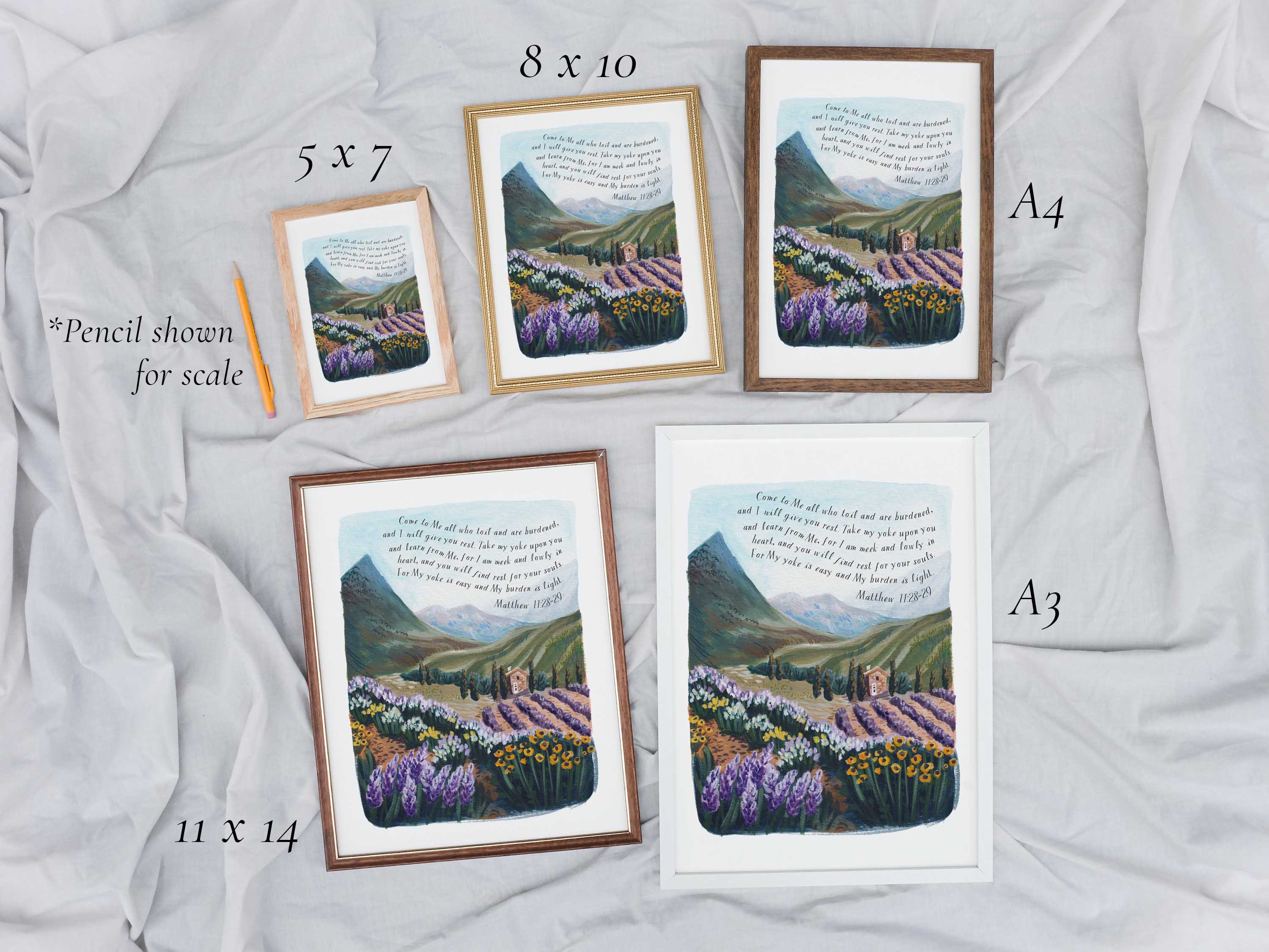 Custom Bible Verse Print Personalized Scripture Wall Art - Etsy