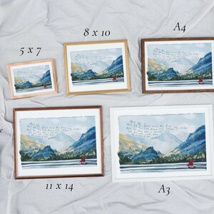 Scripture Wall Art - Water of Life, Revelation 22:17 /bible Verse Print ...
