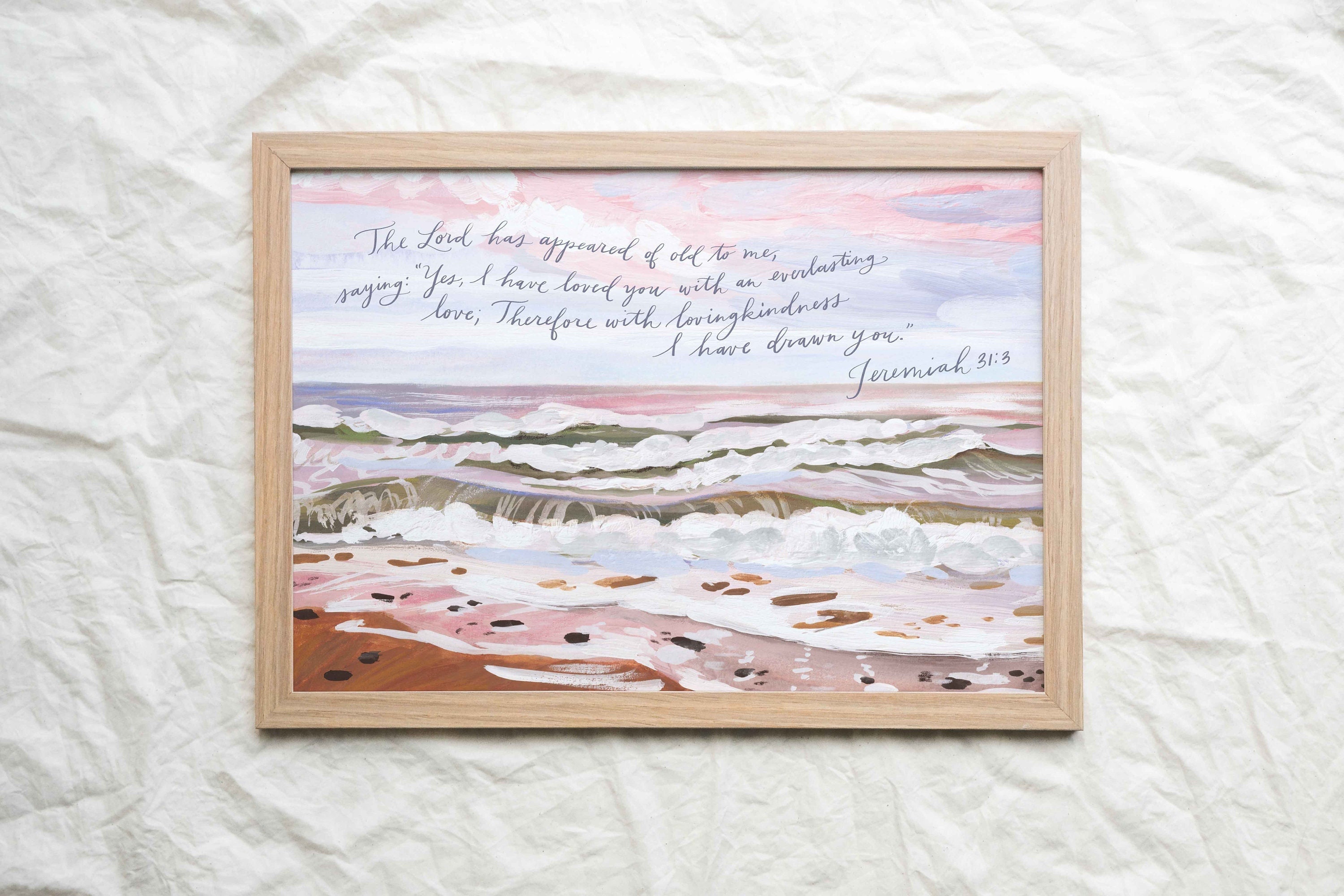 Scripture Landscape Art Print Modern Christian Art i - Etsy