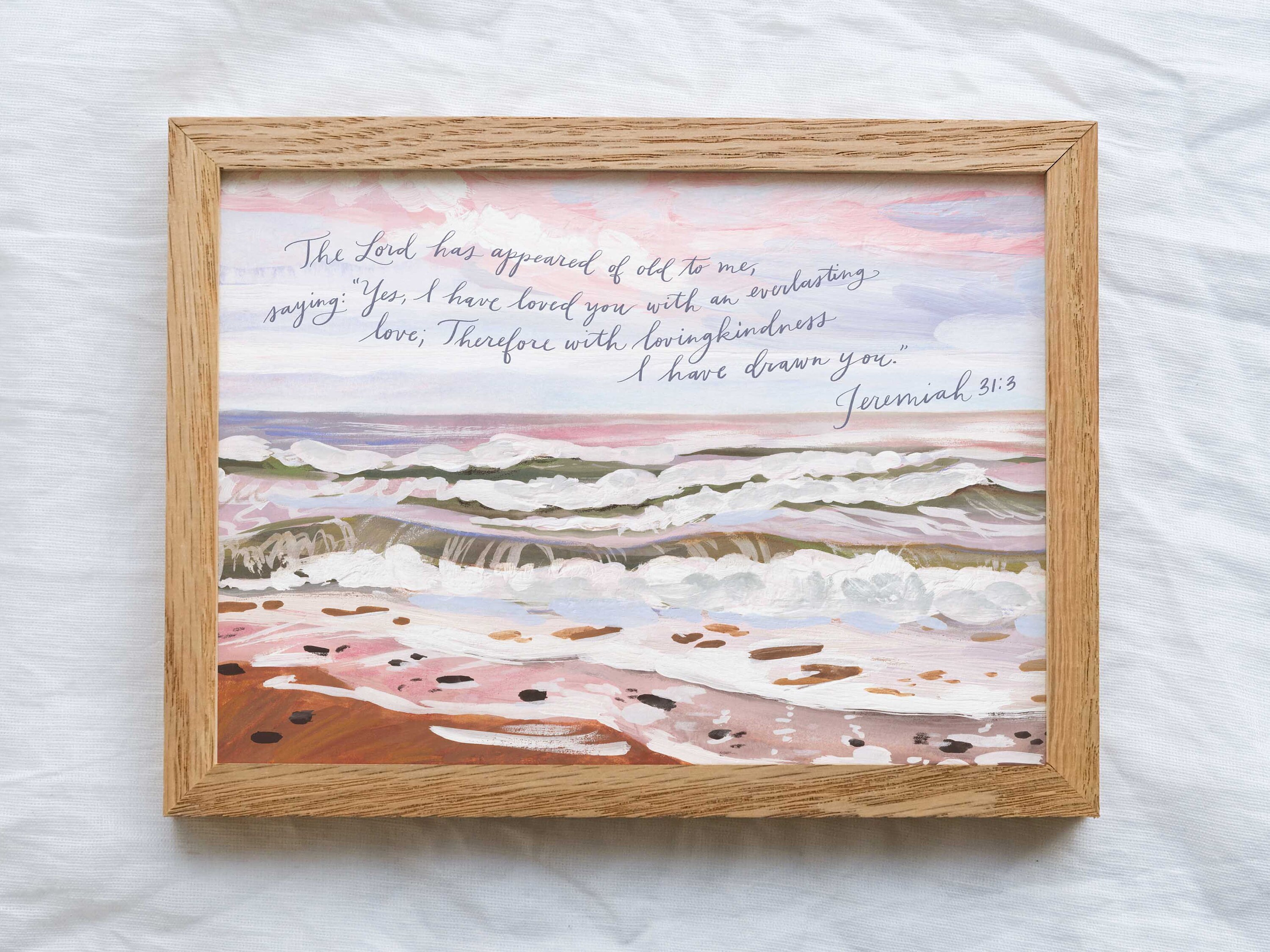 Scripture Landscape Art Print Modern Christian Art i - Etsy