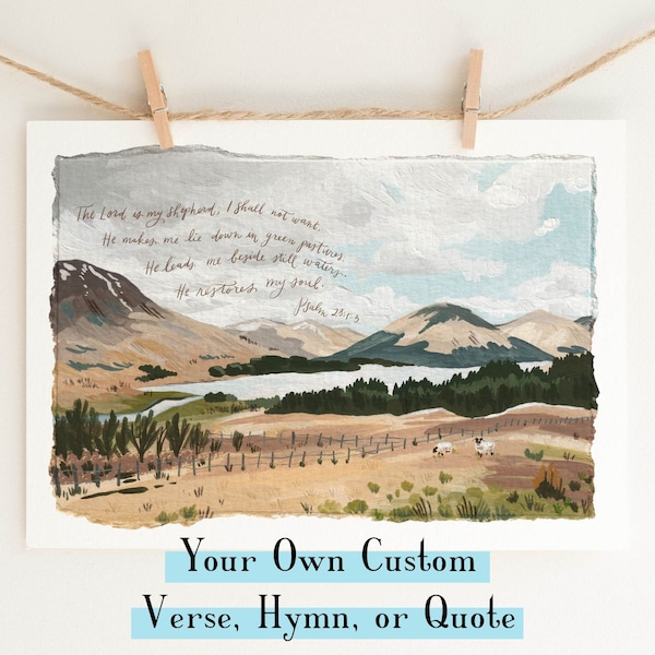 Custom Scripture Wall Art - Etsy