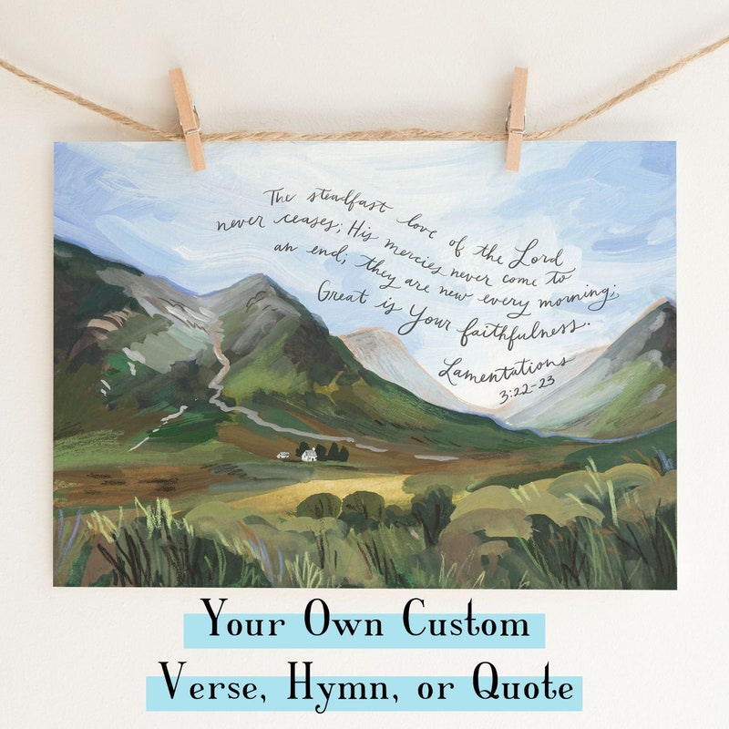 Bible Verse Wall Art - Etsy