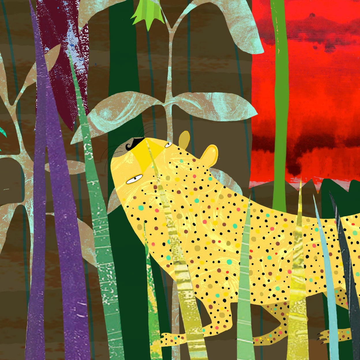 Jungle signed giclee print | Etsy