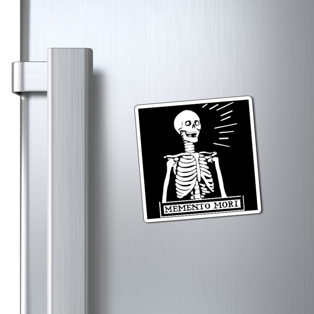 Gothic Skeleton Magnet, Refrigerator Magnet, Gothic Accessory, Goth ...