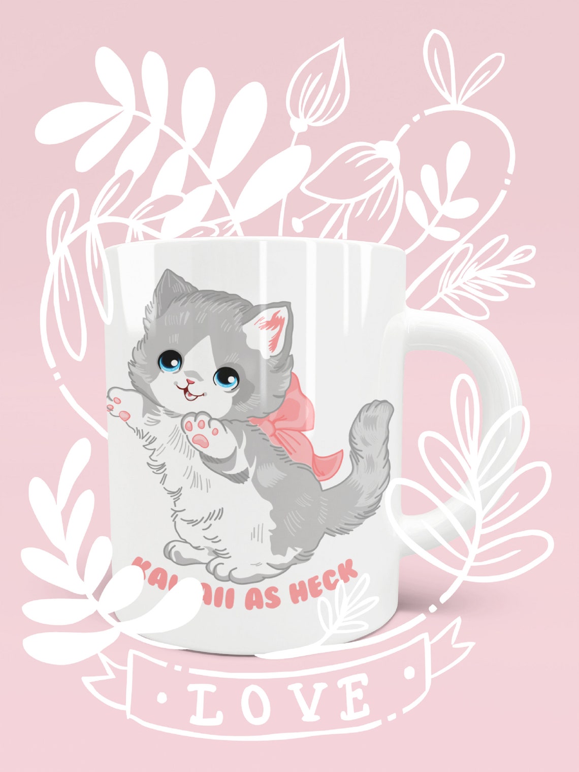 Kawaii as Heck Mug Yume Yumi Kawaii Kawaii Anime Pastel - Etsy