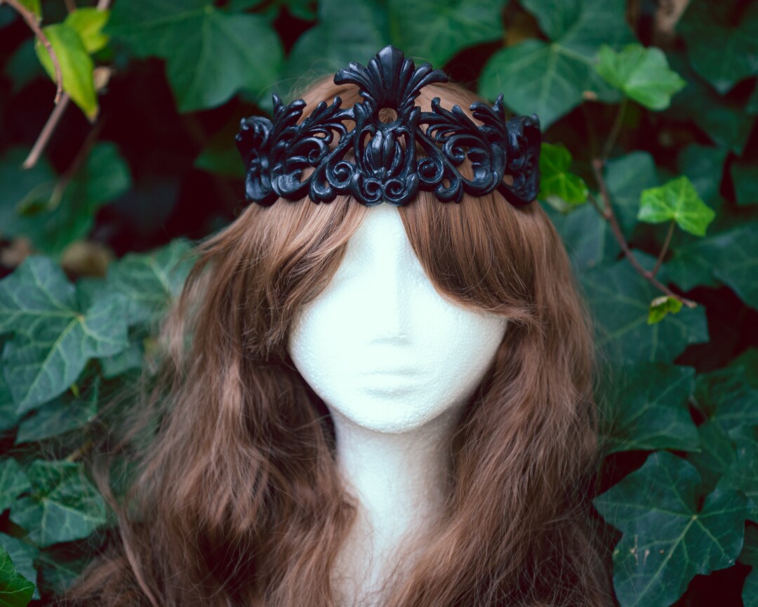 Baroque Tiara Baroque Crown Baroque Crown Black - Etsy