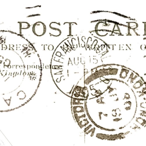 French Stamp French Postcard French Postmark French Decor | Etsy