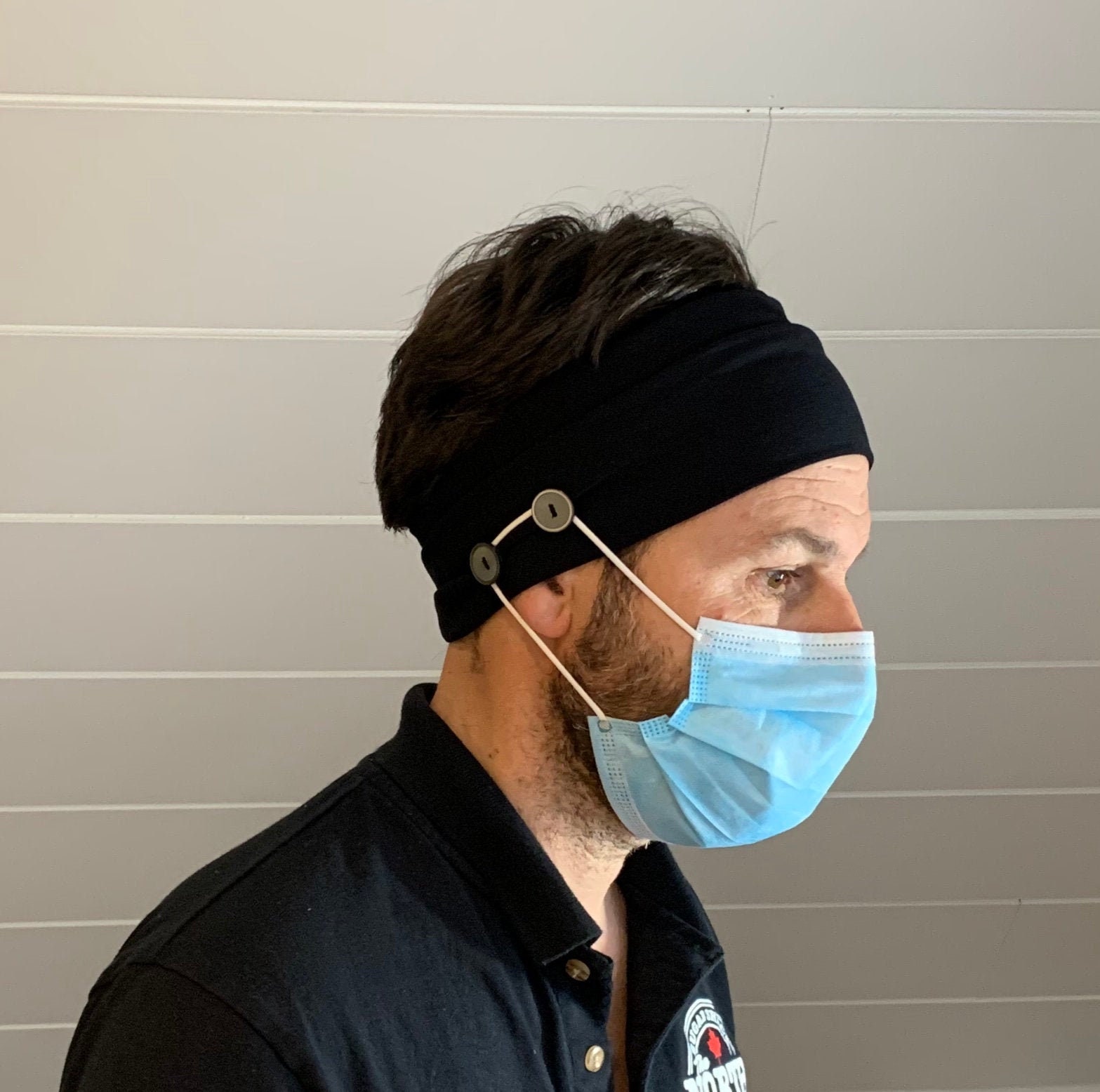 Headband With Buttons Nurse Headband Mens Medical Headband Etsy