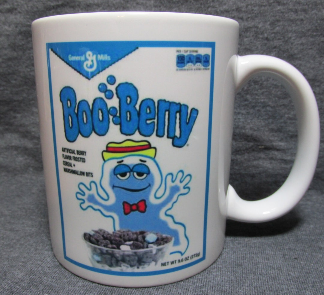Boo Berry Cereal Box Vintage Image Shown on 11oz Coffee Mug, COLLECT ...