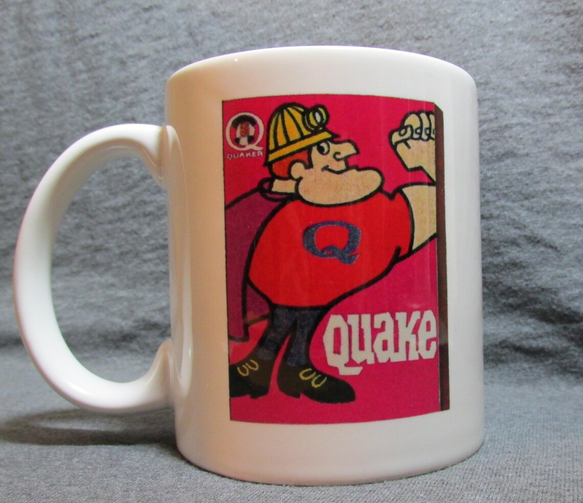 Quake Cereal Box 11 Oz. Coffee Cup Mug Classic 70's | Etsy