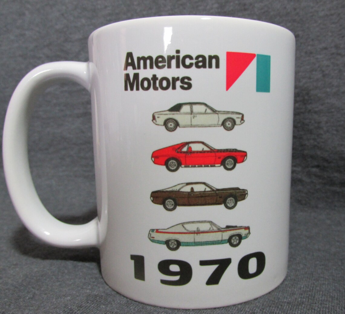 1970 AMC Model Line Coffee Cup Mug Cool 70's AMC | Etsy