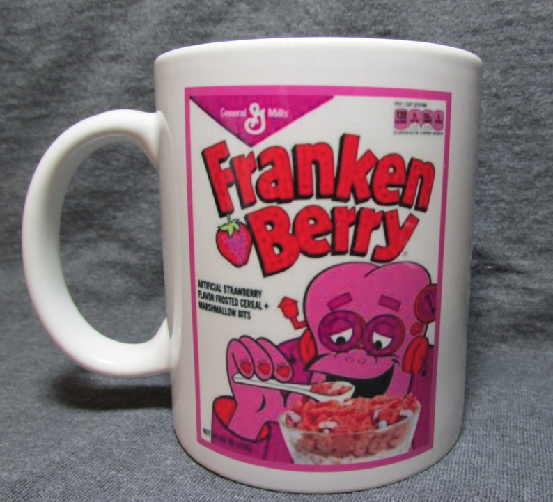 Franken Berry Cereal Box Monster Cereal Vintage Image on 11 Oz - Etsy