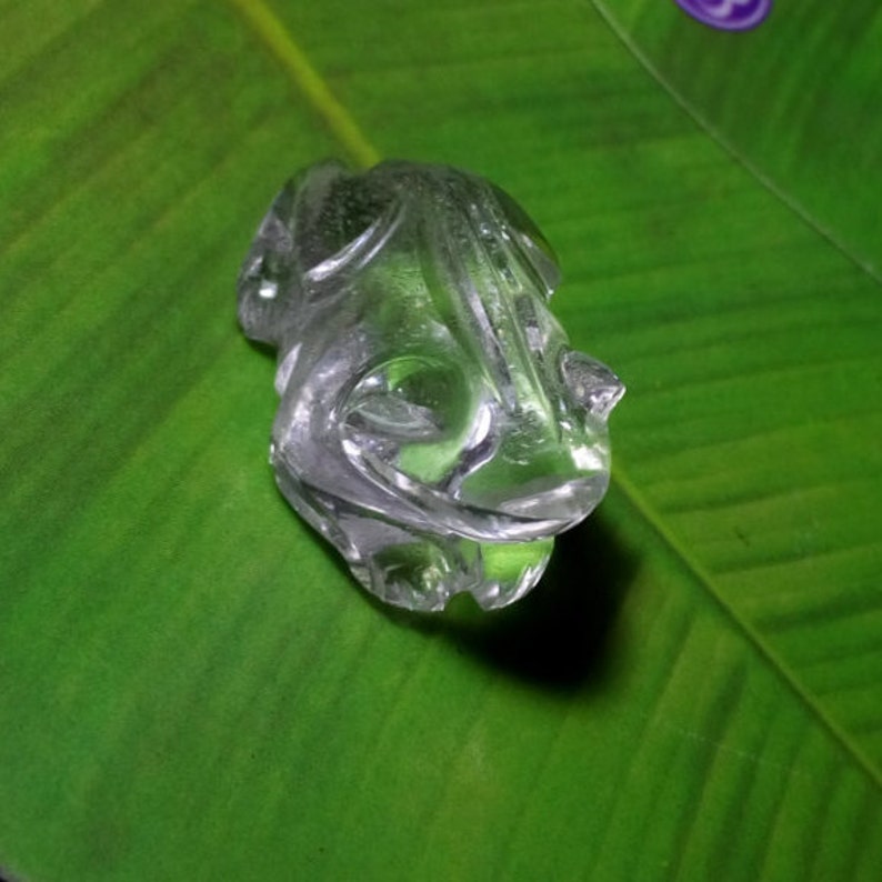 Natural Crystal Frog Sculpturefeng Suireiki Handmade Frog - Etsy Hong Kong