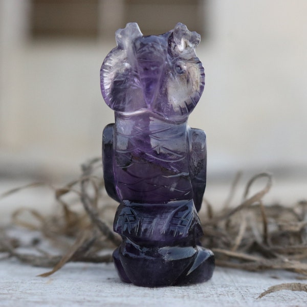 Amethyst Owl - Etsy