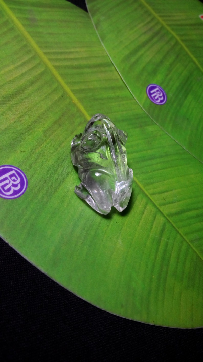 Natural Crystal Frog Sculpturefeng Suireiki Handmade Frog - Etsy UK