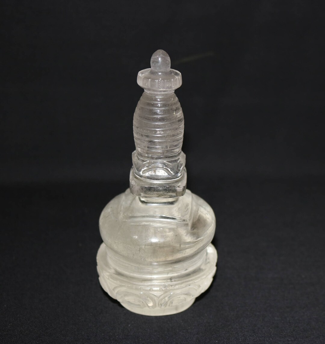 Crystal Stupa buddhist Tibetan Clear Quartz Peace - Etsy