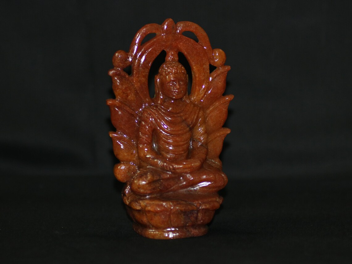 Jade Buddha Statue Peace Loving Healing Meditation Hand | Etsy